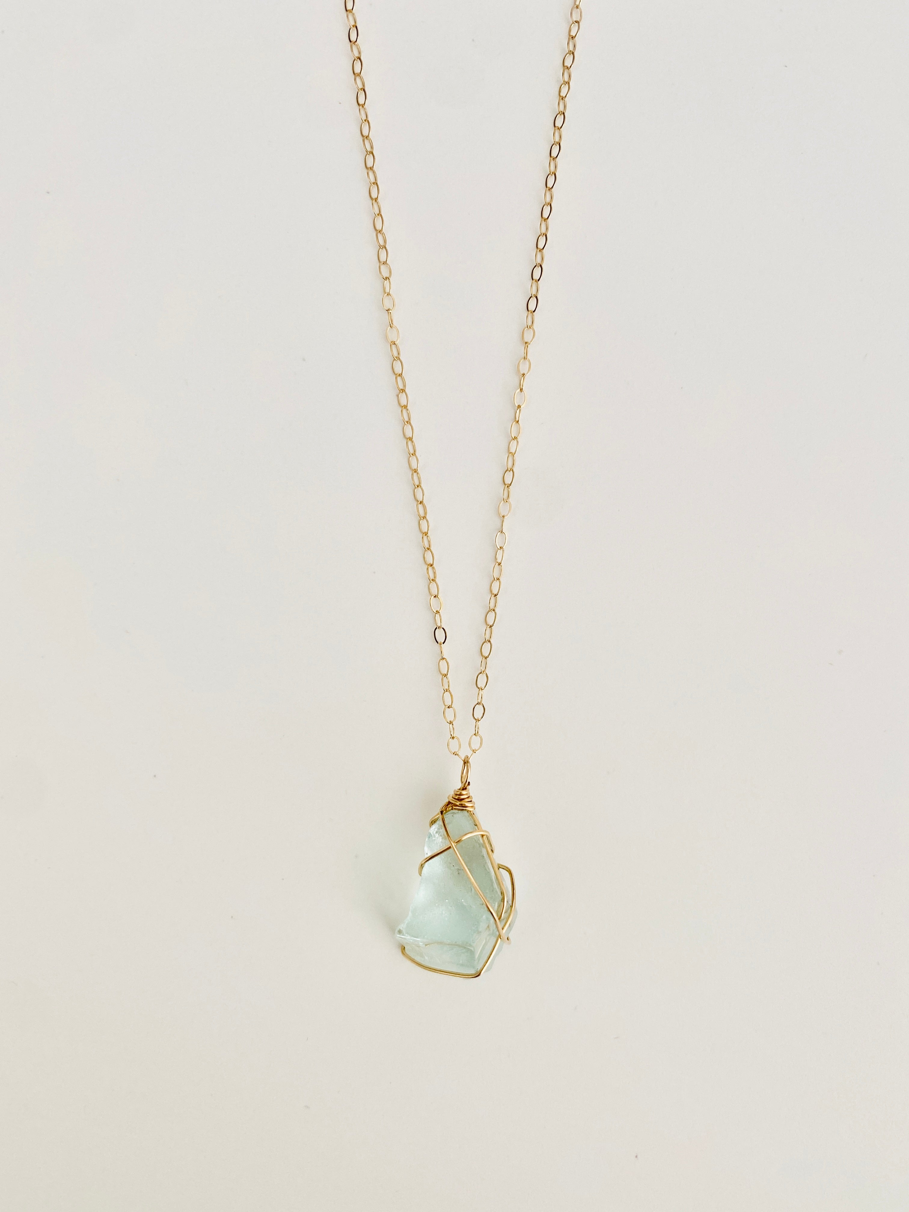 WATER CRYSTAL NECKLACE – By Helen P